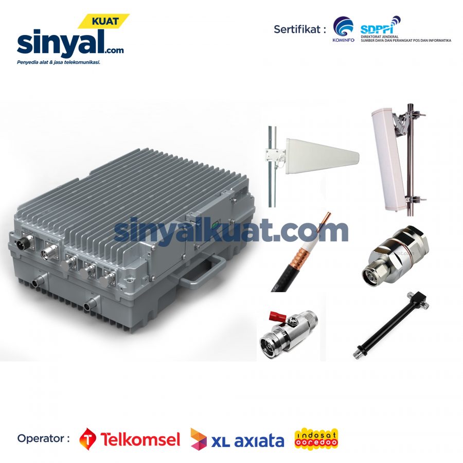 Penguat Sinyal HP 20W 3G 4G UMTS LTE dual band 1800MHz 2100MHz
